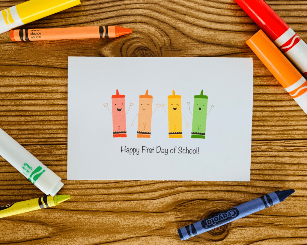 11 Adorable Back to School Cards You'll Want to Send Your Grandkids